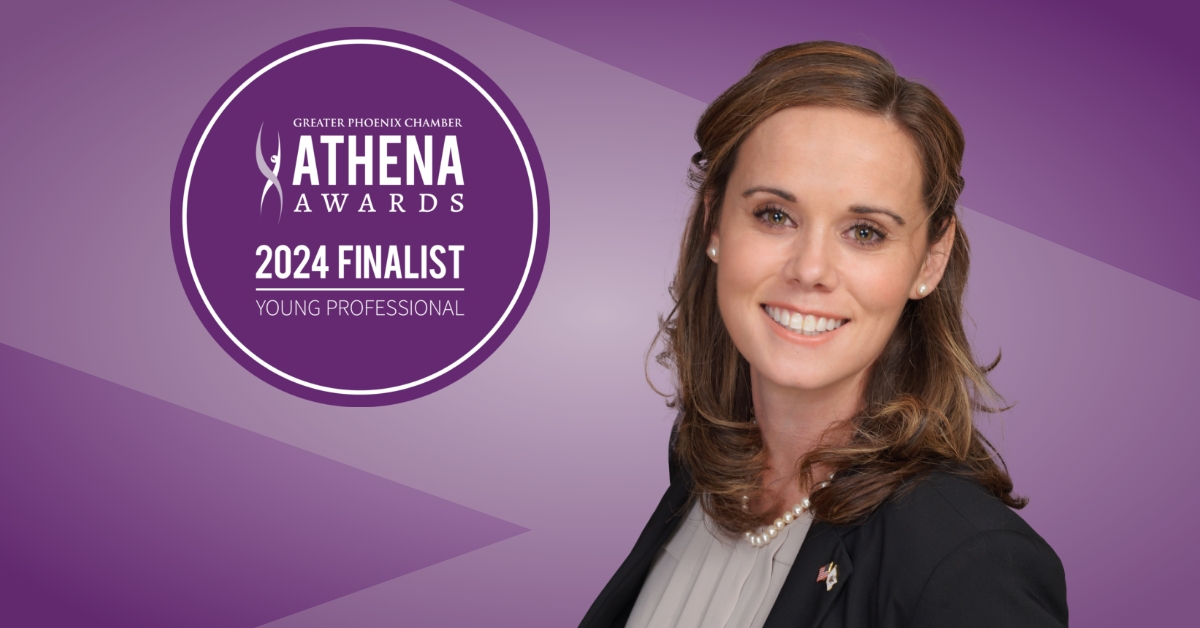 Kate Conway Honored as 2024 Athena Award Finalist by the Greater Phoenix Chamber | Verra Mobility